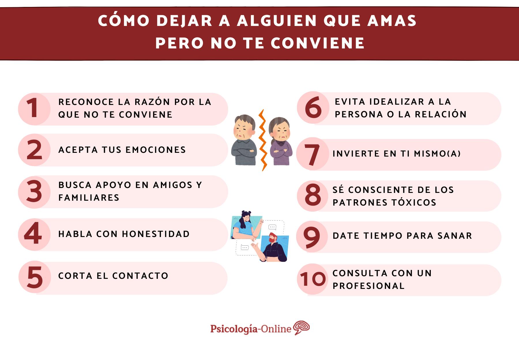 10 Consejos para dejar a alguien que amas pero no te conviene
