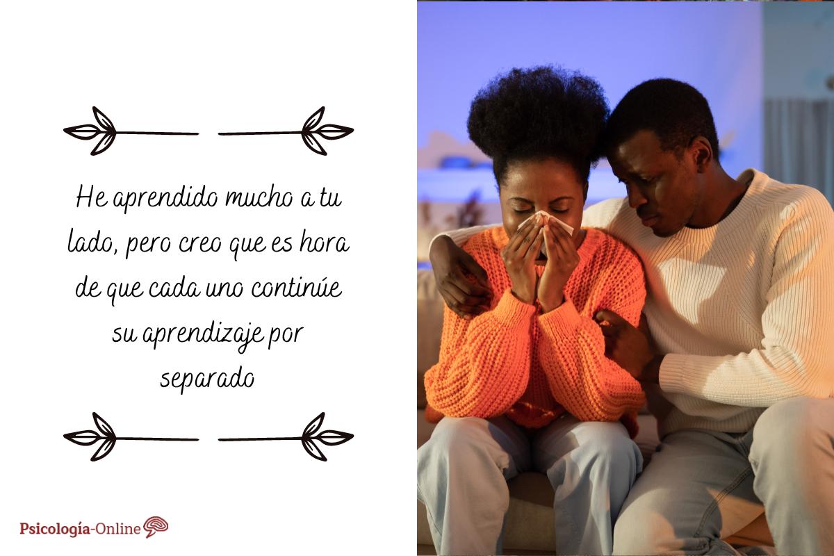 Frases para terminar una relación sin hacer daño y su significado