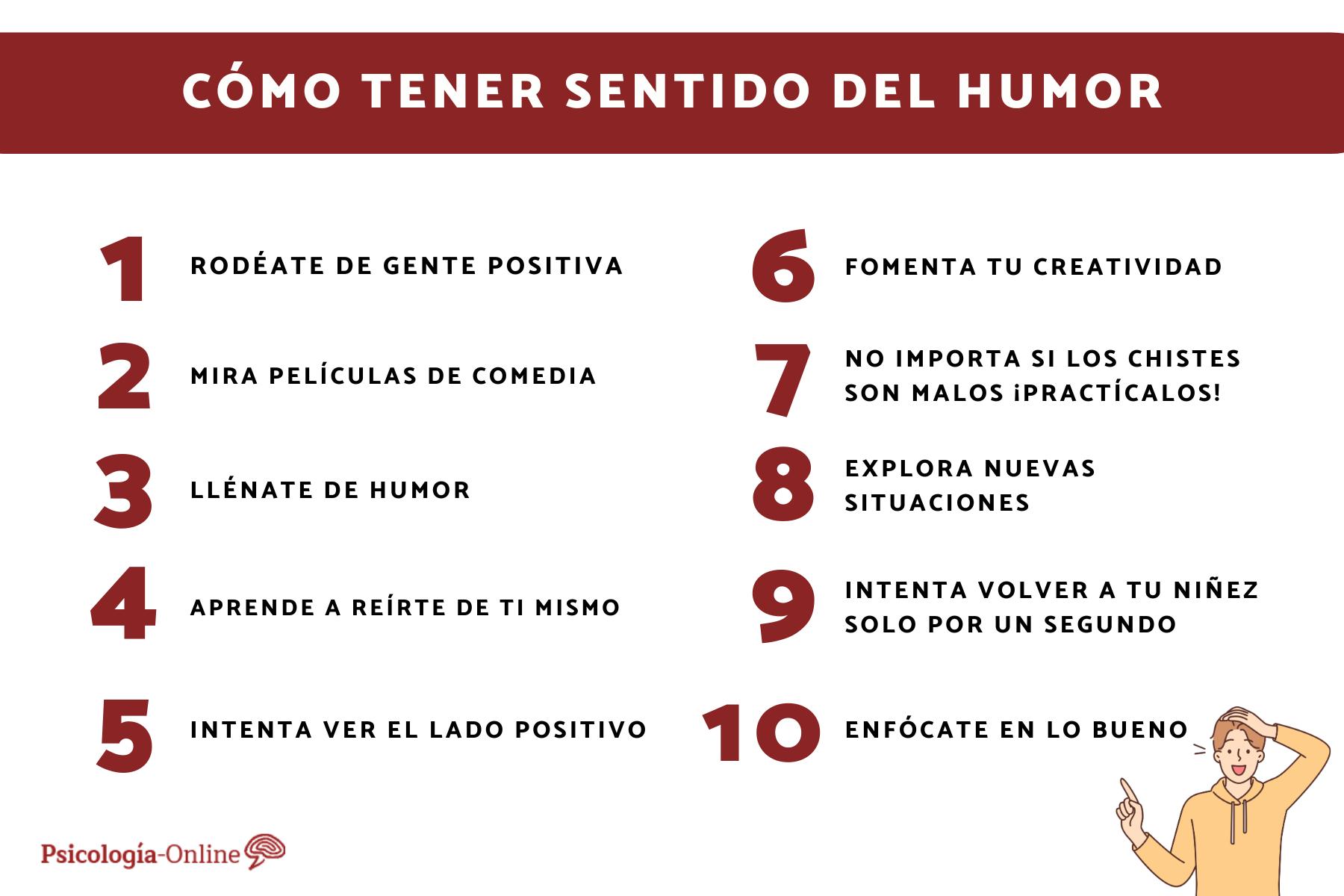 Cómo tener sentido del humor - ¡10 consejos!