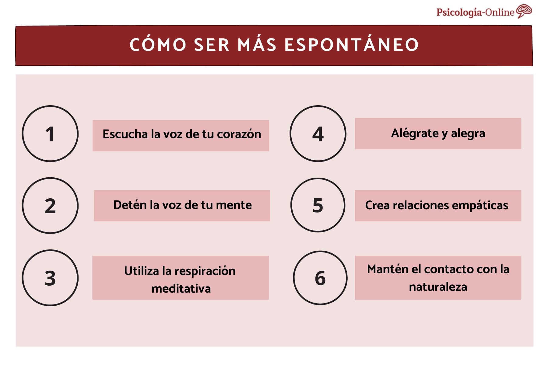 Cómo ser más ESPONTÁNEO - Los mejores consejos
