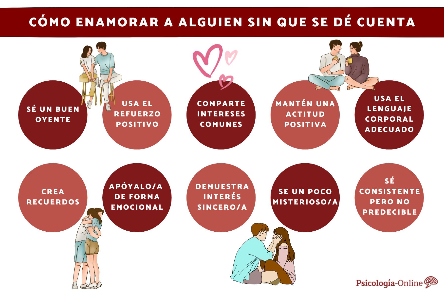 10 Consejos para enamorar a alguien sin que se dé cuenta