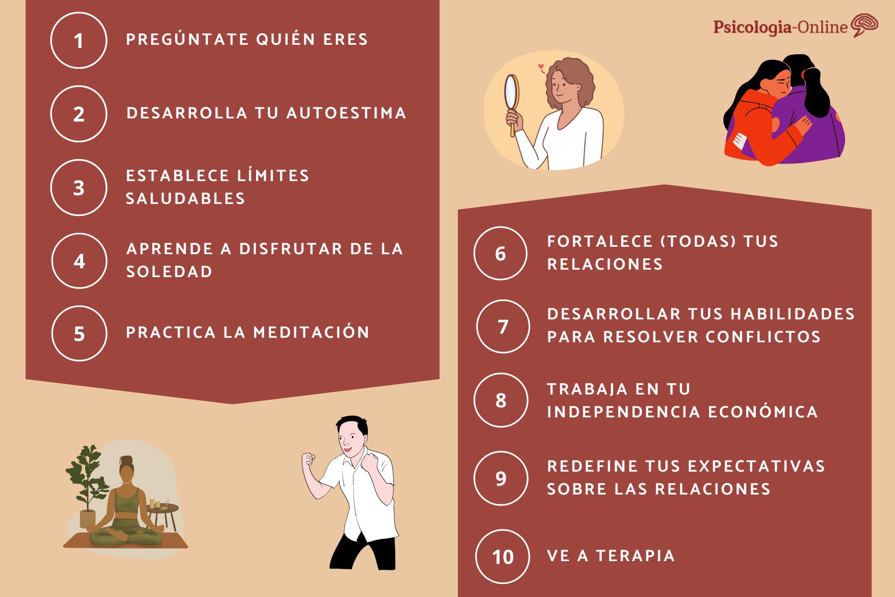 10 Ejercicios para superar la dependencia emocional