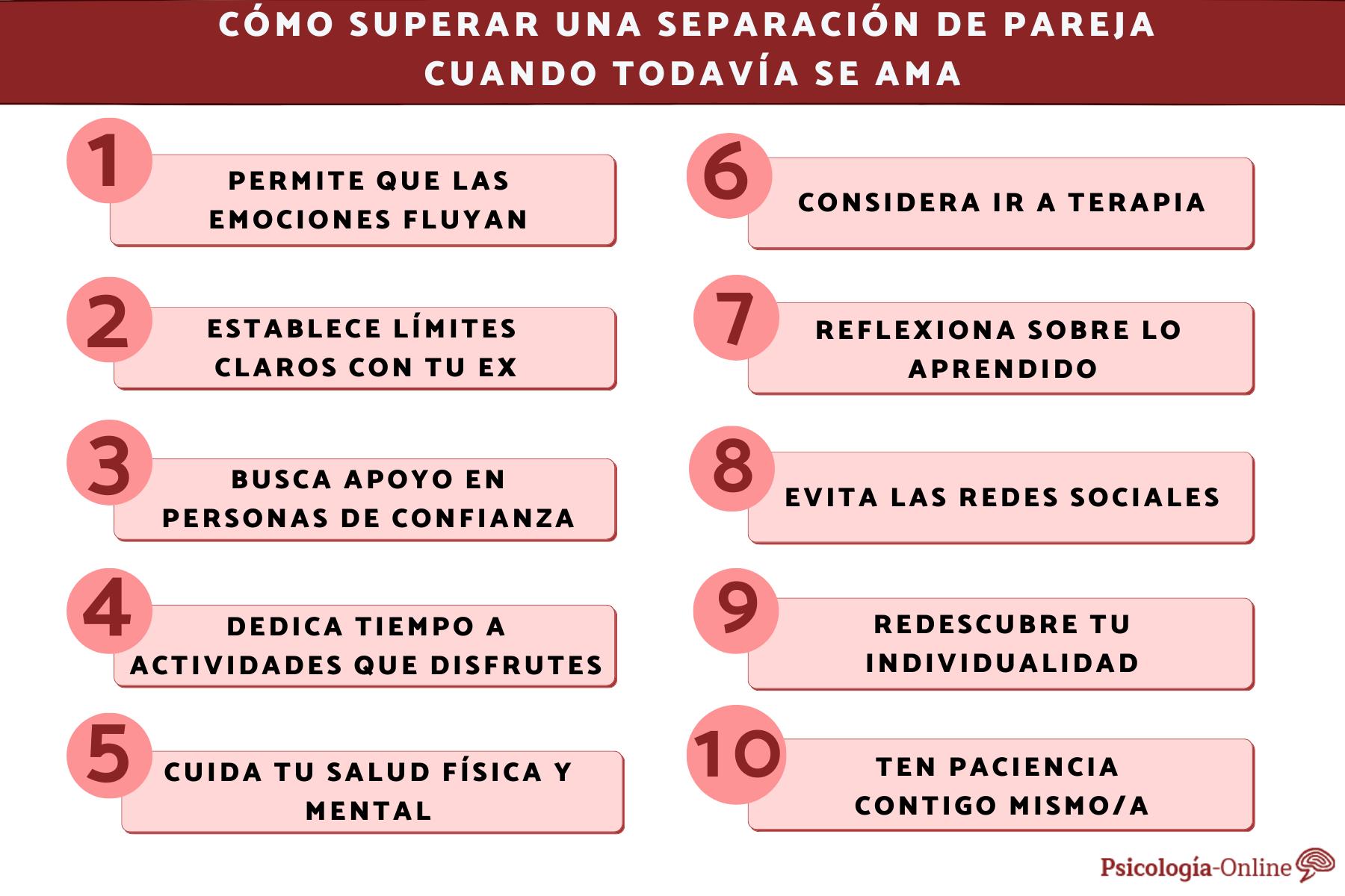 10 Consejos para superar una separación de pareja cuando todavía se ama