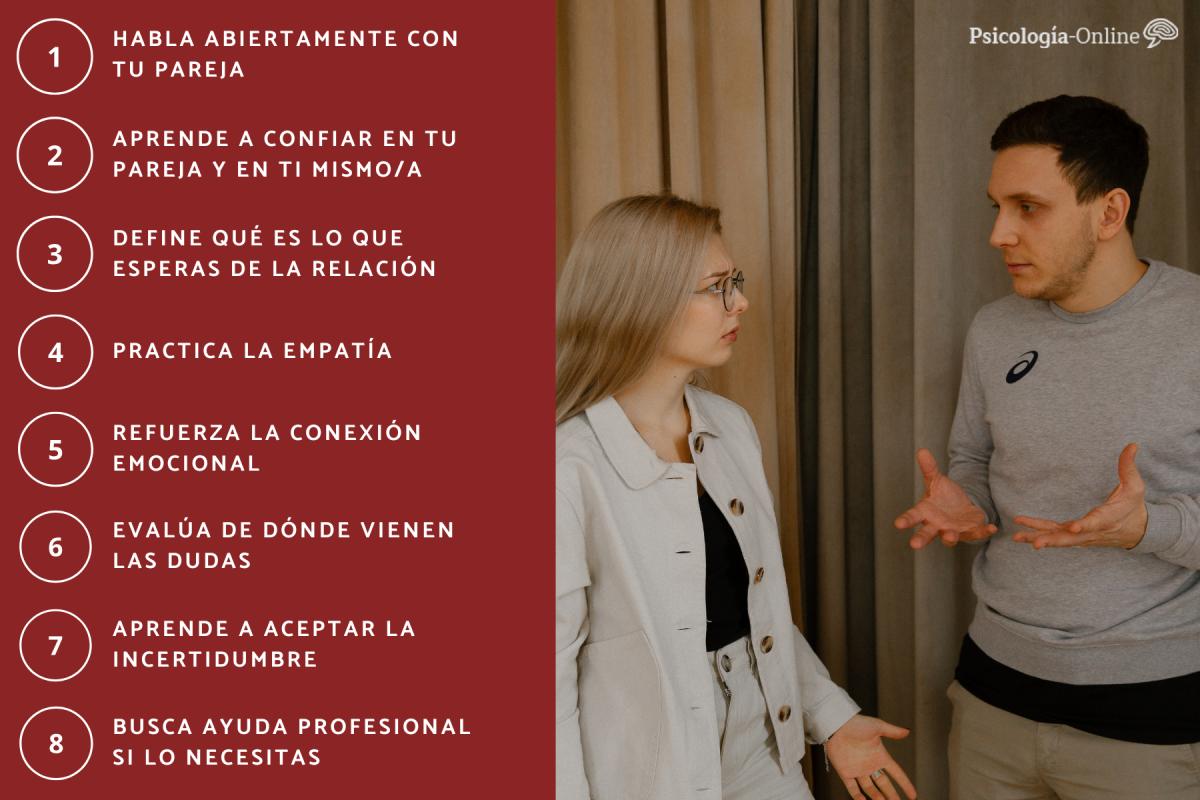8 Consejos sobre cómo acabar con las dudas en la pareja