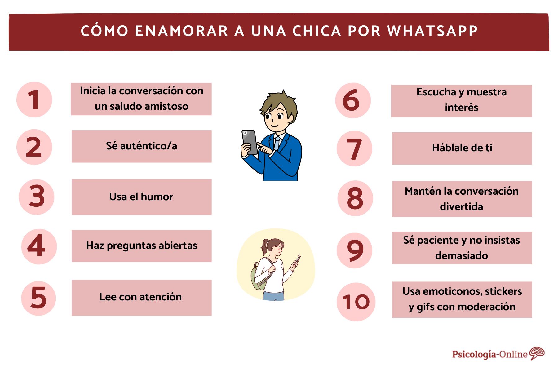 10 Consejos para enamorar a una chica por WhatsApp