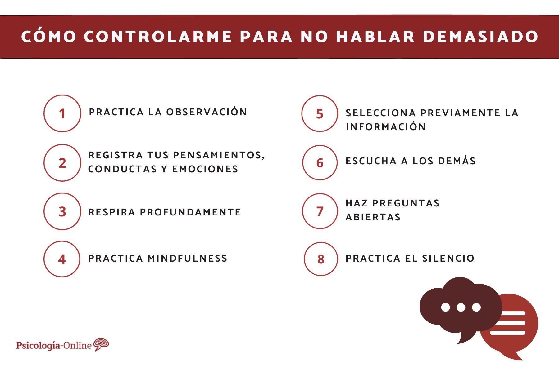Cómo controlarme para no hablar demasiado - 8 consejos