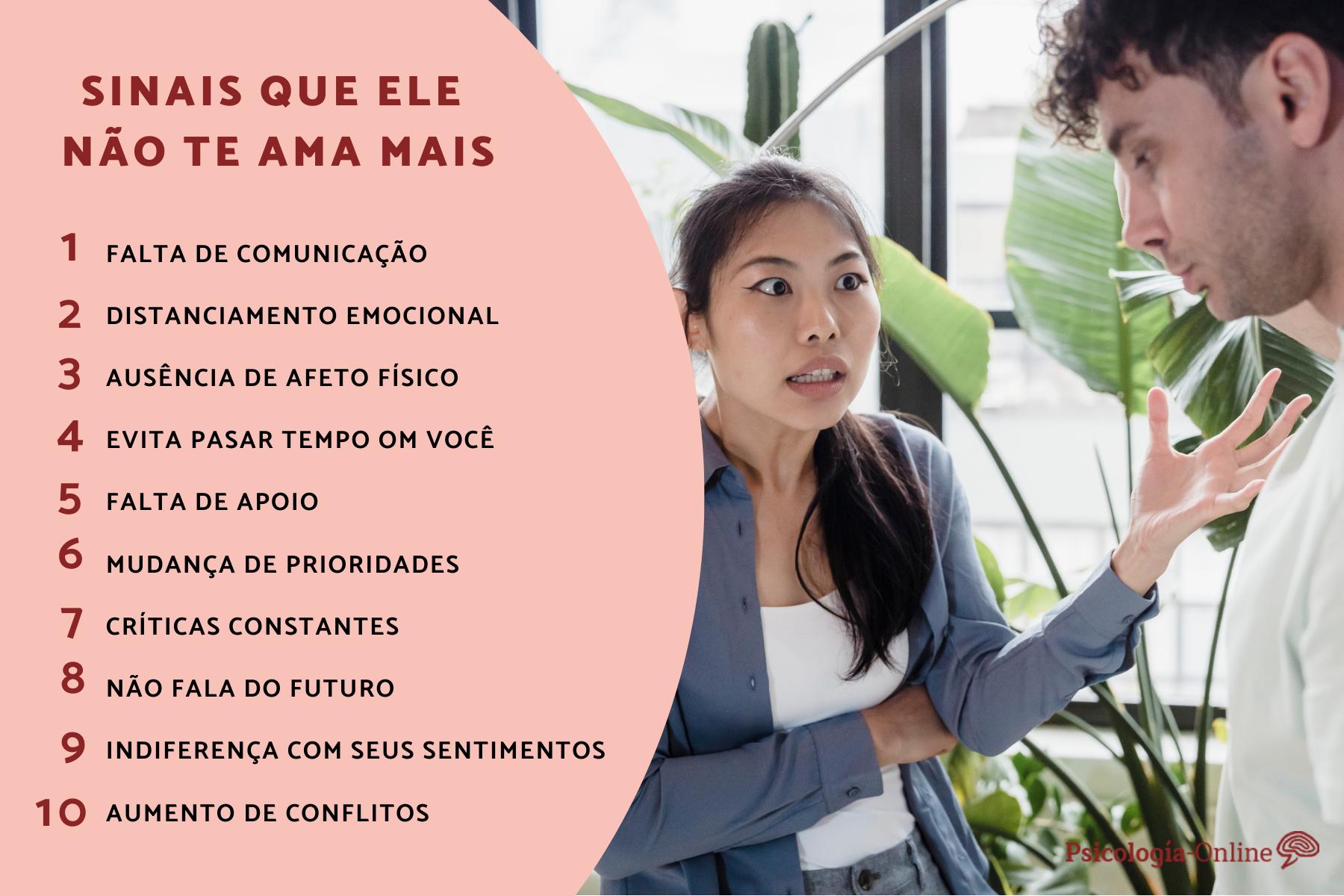 10 Sinais que ele não te ama mais