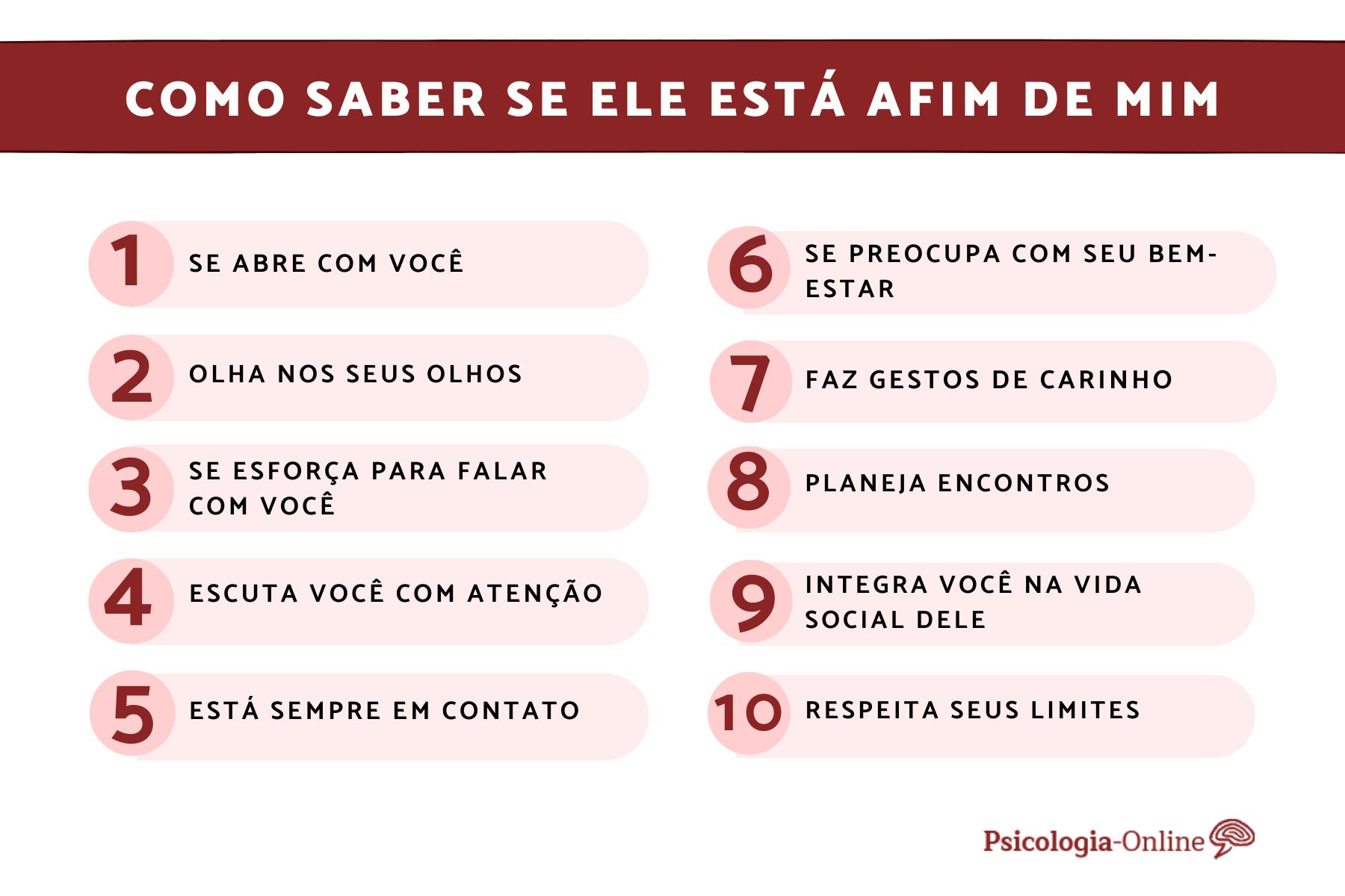 Como saber se ele está afim de mim - 10 dicas