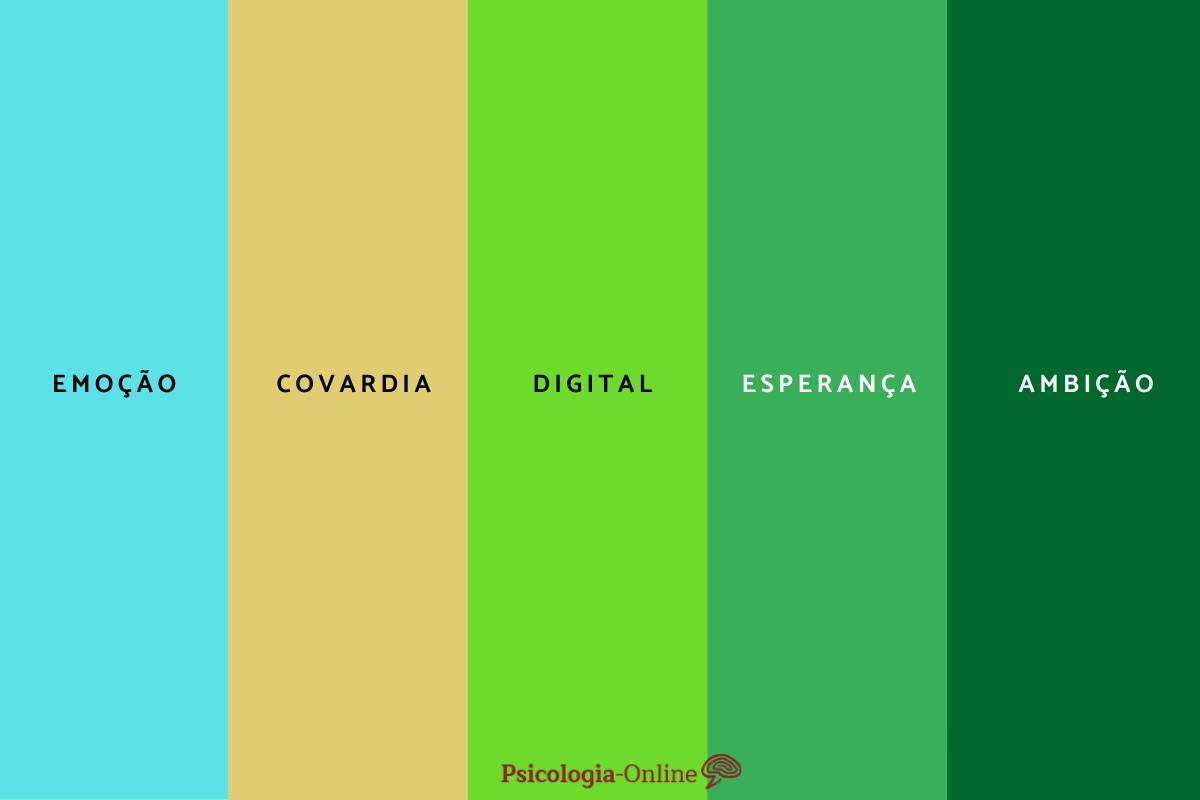 SIGNIFICADO da COR VERDE na psicologia - Todos os tons