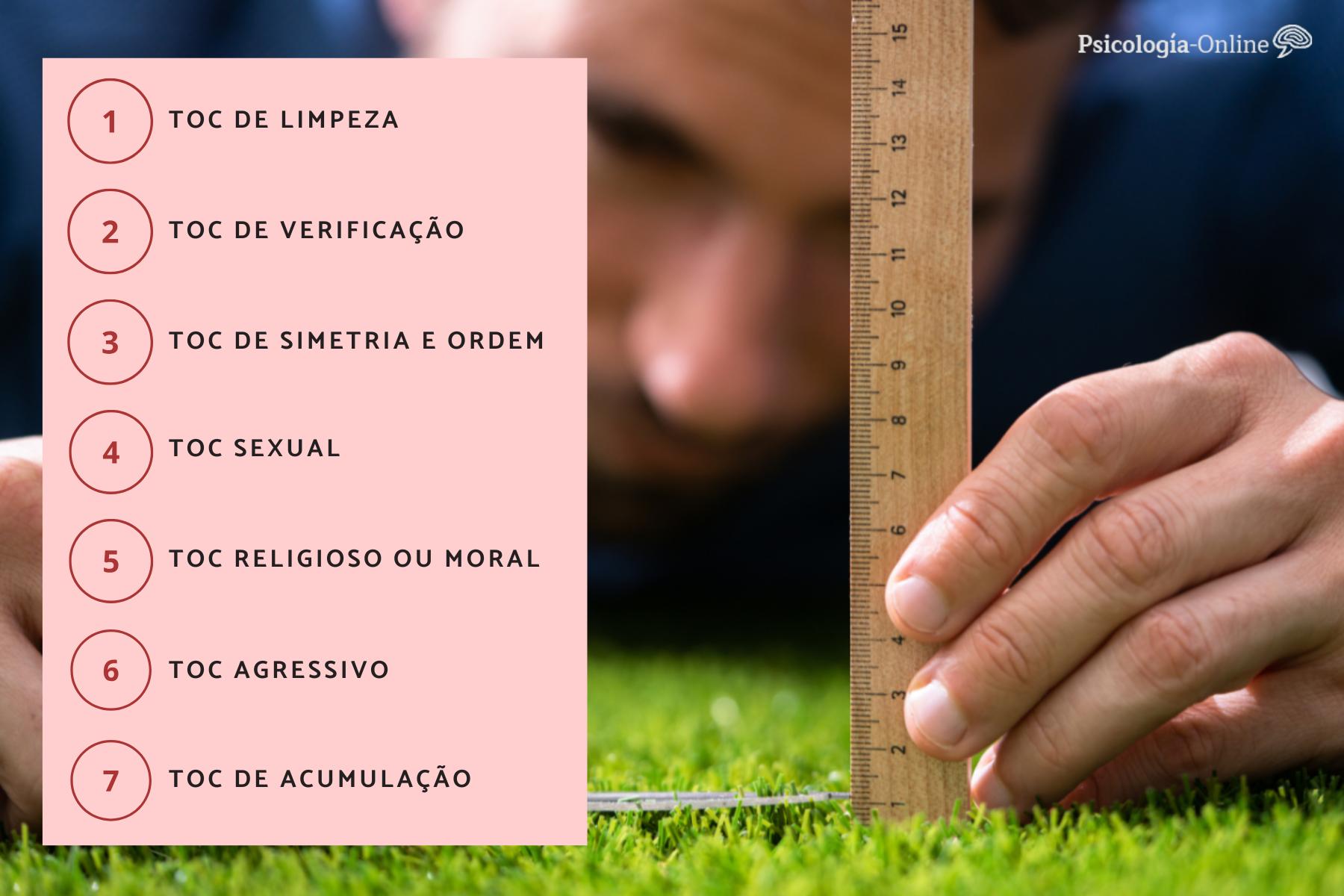 Tipos de TOC e suas caracterísiticas
